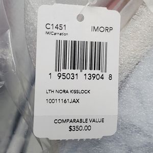 Coach | Bags | Coach Nora Kisslock C451 Carnation Leather | Poshmark